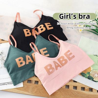 China Comfortable Vest Style Girl's Bra High Quality New Arrival 2025 Wholesale Women Vest Style Bra for Slim Girls for sale