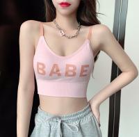 China Comfortable Vest Style Girl's Bra High Quality New Arrival 2025 Wholesale Women Vest Style Bra for Slim Girls for sale