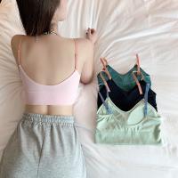 China Comfortable Vest Style Girl's Bra High Quality New Arrival 2025 Wholesale Women Vest Style Bra for Slim Girls for sale
