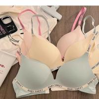 China Wire-Free Small Breast 32-38AB Fashion Sweet Sexy Women Bra Wholesale High Quality Women Sweet Bra for sale