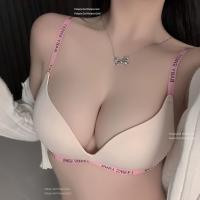 China Wire-Free Small Breast 32-38AB Fashion Sweet Sexy Women Bra Wholesale High Quality Women Sweet Bra for sale