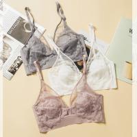 China High Quality Cheap Price Seamless Women Bra Lace Design Sexy Wire-Free Adjusted Straps Women Lace Bra Underwear for sale