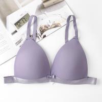China S Size Gathered Bra Female Sexy Triangle Cup Thin Suspenders Seamless Beauty Back Student Underwear Female Adjustable Bra for sale