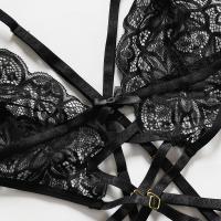 China Wholesale Women  Lace Sexy Bra Set Beautiful Back Cross Lingerie Sexy Ladies One-piece Underwear Set for sale