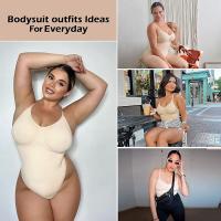 China Daily Fit One Piece Corset BodySuit Thong Bra Set Wire Free Women Fashionable Chic Women Corset Thong and Underwear BodySuit for sale