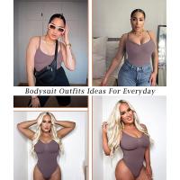 China Daily Fit One Piece Corset BodySuit Thong Bra Set Wire Free Women Fashionable Chic Women Corset Thong and Underwear BodySuit for sale