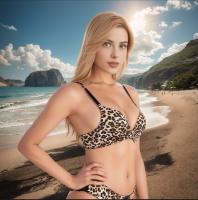 China Women's Leopard Print Underwear Set E-commerce Hot Sale Wholesale Source Women's Bra Set for sale
