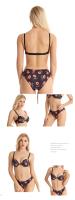 China Triangle Cup Cotton Small Chest Underwear Women's Bra Japanese Girl Bra High Quality Bra and Panty Set for sale