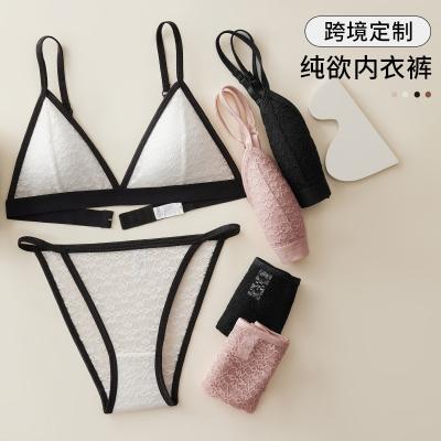 China Women Lingerie Set Wholesale of High Quality S M L Sizes Women Bra and Brief Sets Triangular Cup Women Underwear Set for sale