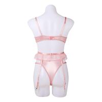 China Women Bra Sexy Girl Three-piece Underwear Set Exquisite Bow S M L Breathable Plus Size Comfortable Briefs Ladies Bra for sale