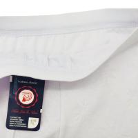 China Men's Classical White Jacquard Fabric Boxers Briefs Comfortable Breathable Wholesale Underpants Men White Underwear for sale