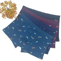 China Factory Direct Sell 95% 3XL to 7XL MEN Boxer Briefs Printed Cotton Plus Size Mens Briefs for sale