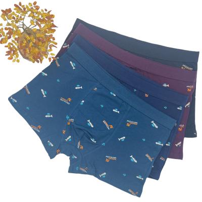 China Factory Direct Sell 95% 3XL to 7XL MEN Boxer Briefs Printed Cotton Plus Size Mens Briefs for sale