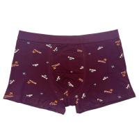 China Factory Direct Sell 95% 3XL to 7XL MEN Boxer Briefs Printed Cotton Plus Size Mens Briefs for sale