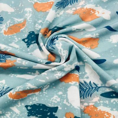 China Wholesale High Quality Ice Silk Poly Fabric Viscose Fabric Printing Fabric Ice Silk for Garments T-Shirts for sale
