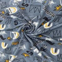 China 100% Polyester Fabric 170g Silk Knitting Fabric with Printed Design Viscose and Polyester Material for sale
