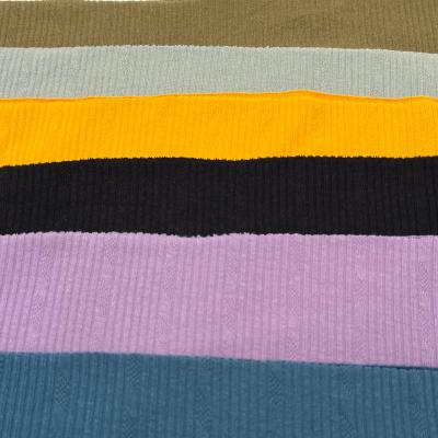 China Wholesales Textiles Modern Factory Direct Sell Double-faced 95% Cotton Jacquard Fabric Semi Combed Cotton Rich Color for sale