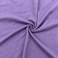 China Wholesales Cotton Textiles Knitted Double-faced 95% Cotton Striped Jacquard Fabric Semi Combed Cotton for Clothing for sale