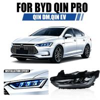 China ABS PC Engineering Plastic Front Headlight For BYD Qin Pro EV DM -40°C to 85°C for sale