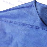 China Nonwoven SMS Patient Visitor Disposable Isolation Gowns For Labotatary Food Using for sale