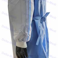 China SMMS SMMMS Level 3 Surgical Gown Disposable Blue Medical  For Surgery for sale