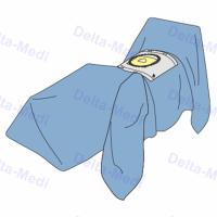 China Sterile Surgical C Section Drape With Fenestration Obsterics Gynecology Drape Pack for sale