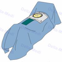 China Sterile Surgical C Section Drape With Fenestration Obsterics Gynecology Drape Pack for sale
