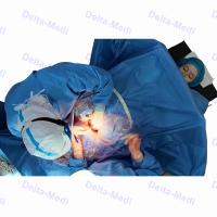 China Sterile Surgical C Section Drape With Fenestration Obsterics Gynecology Drape Pack for sale