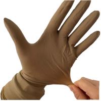 China Brown Color Sterile Orthopaedic Surgical Gloves Natural Rubber Latex Orthopaedic Gloves for sale