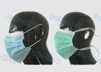 China Comfortable Hospital Disposable Face Mask Earloop Type 3 Layers Fluid Resistance for sale