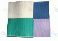 China Multi Color Paper PE Disposable Dental Bibs Pad For Hospital / Dental Clinic for sale