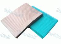 China Multi Color Paper PE Disposable Dental Bibs Pad For Hospital / Dental Clinic for sale