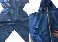 China Breathable SF Non Woven Disposable Protective Coveralls Ealstic Waist Multi Size for sale