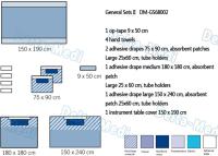 China Universal surgical packs, General Medical Sterile Packs Low Linting With Reinforced Adhesive for sale