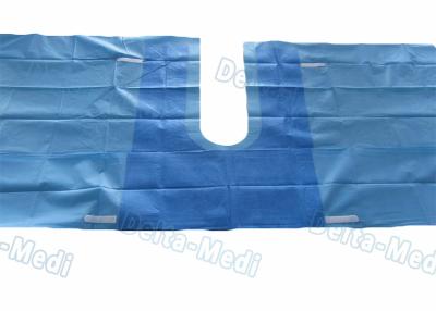 China U Drape , U Split Surgery Disposable Surgical Drapes With 5cm Adhesive Tape And Tube Holders for sale