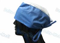 China Doctor' S Disposable Medical Caps With White Crown , Breathable Disposable Operating Room Hats for sale