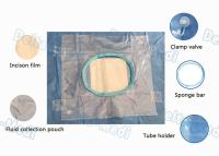China Disposable Surgical C - Section Packs, Obstetric pack integrated Fluid Collection Bag with Cable Holder for sale