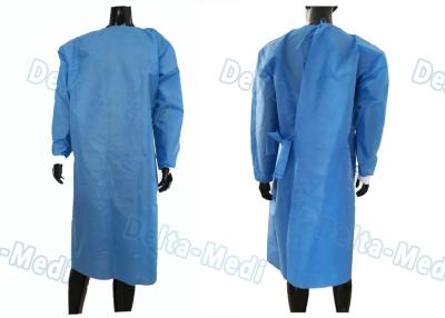 China Over Locking Disposable Surgical Gown Reinforced Waterproof For Surgery for sale