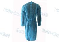 China Medical Hospital Isolation Gowns , Patient Surgical Disposable Waterproof Gowns for sale