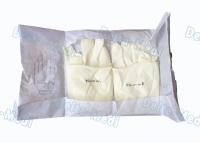 China Medical Hospital Disposable Surgical Gloves , Soft Sterile Surgical Gloves for sale