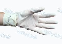 China Natural Rubber Disposable Surgical Gloves Latex Examination 18g - 24g for sale