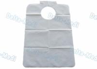 China Customized Disposable Dental Bibs / Apron White Color Easy To Wear for sale