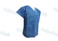 China Short Sleeve Hospital Scrub Suits , V Shape Collar Doctors Scrub Suit for sale