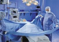 China SMMS T Shape Laparotomy Disposable Surgical Packs Integrated Fluid Collection Bag for sale