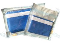 China Surgical Operation Waterproof Disposable Patient Drapes Blue Color 90 x 90cm for sale