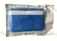 China Surgical Operation Waterproof Disposable Patient Drapes Blue Color 90 x 90cm for sale