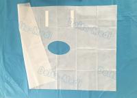 China White Fenestrated Disposable Surgical Drapes Waterproof Sterile For Hospital Patient NWP Drape for sale