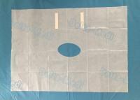 China White Fenestrated Disposable Surgical Drapes Waterproof Sterile For Hospital Patient NWP Drape for sale