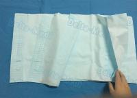 China Patient Disposable Paper Bibs With Pocket , 2 Ply / 3 Ply Custom Printed Disposable Bibs for sale