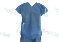 China Dustproof Non Toxic Medical Scrub Suit , Breathable Surgical Scrub Suits for sale